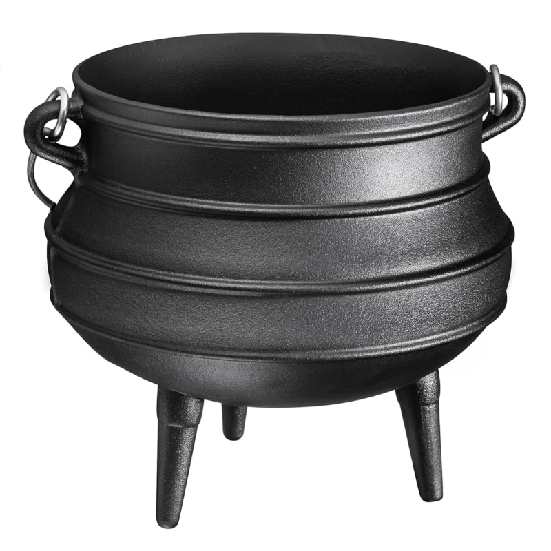 Kociołek żeliwny AFRYKAŃSKI garnek myśliwski węgierski 9,3L STOJĄCO ...